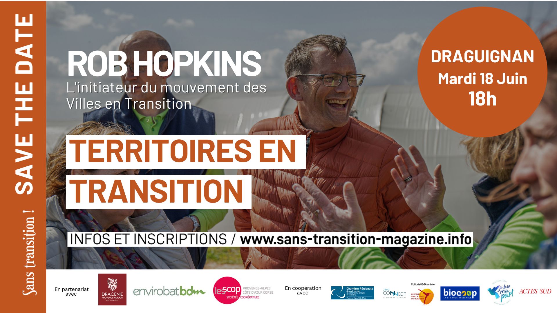 // SAVE THE DATE // Conférence avec Rob Hopkins